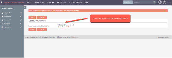 Redian Google Login | SuiteCRM Module